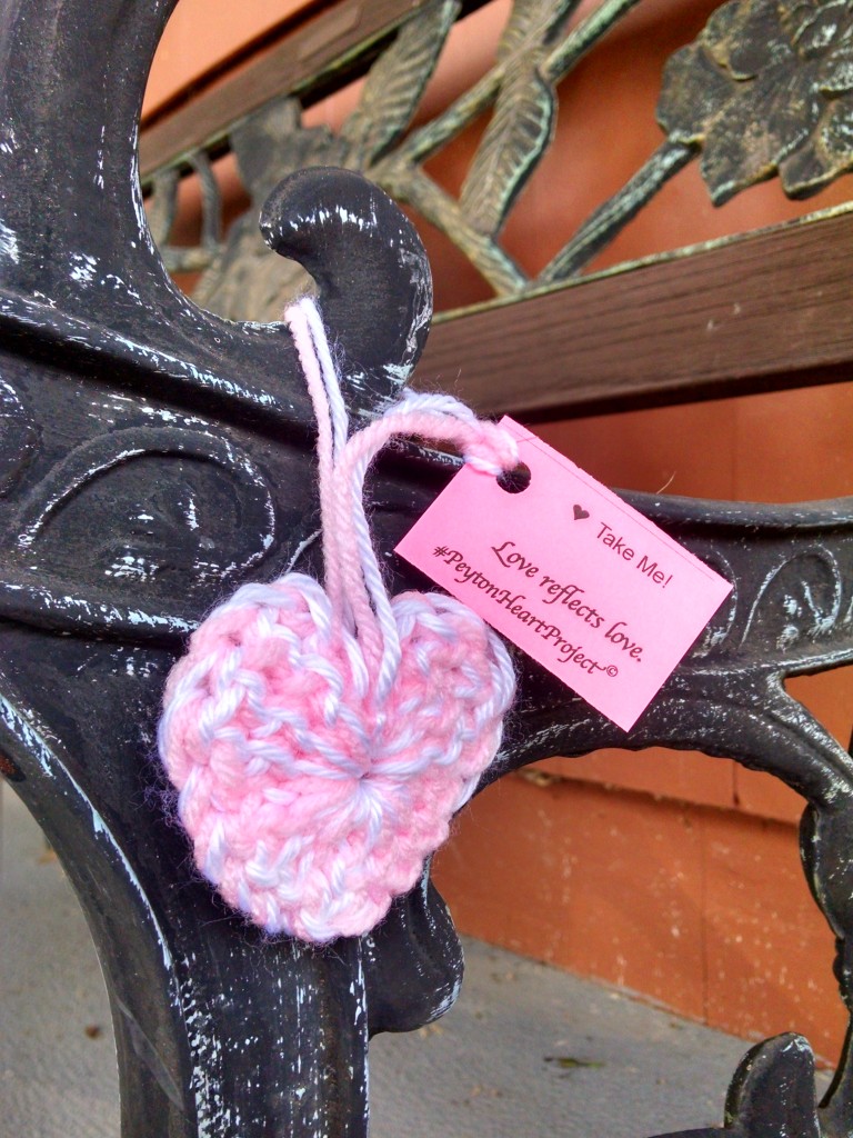 Making the Hearts – The Peyton Heart Project